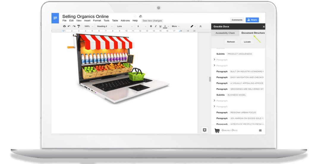 Google Docs Accessibility Checker · GrackleDocs